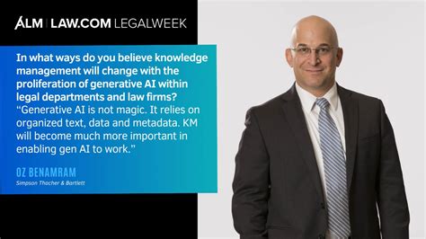 Corporate Counsel On Linkedin Oz Benamram The Chief Knowledge And Innovation Officer At