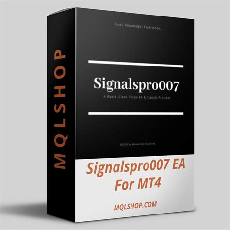 Signalspro007 Ea Mt4 V121 High Roi Forex Trading Bot