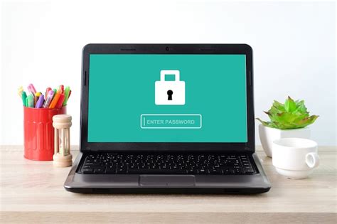 Premium Photo Enter Password On Labtop Screen Background Cyber