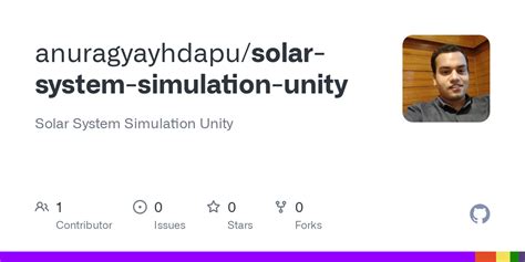 Github Anuragyayhdapusolar System Simulation Unity Solar System Simulation Unity