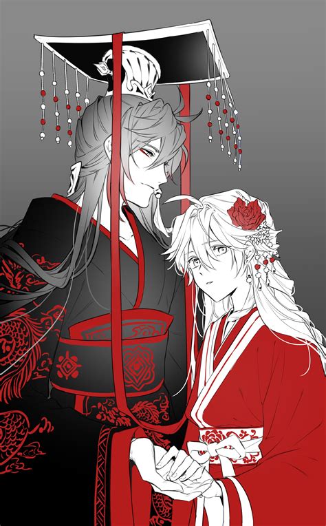 Zhongli And Aether Genshin Impact Drawn By Thethingx Danbooru