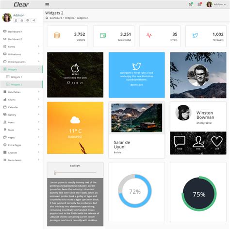 Clear Vuejs Laravel Admin Template By Jyostna Themeforest