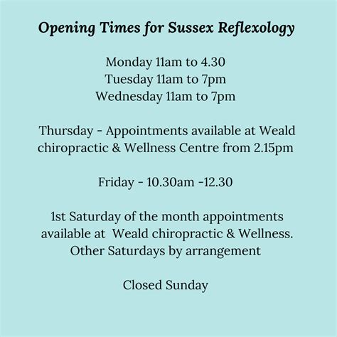 Reflexology In Rh20 West Sussex Helping Your