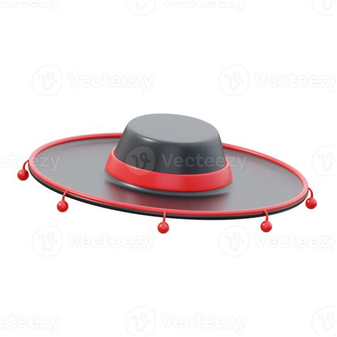 Traditional Spanish Flamenco Hat 3d Illustration 51867811 Png
