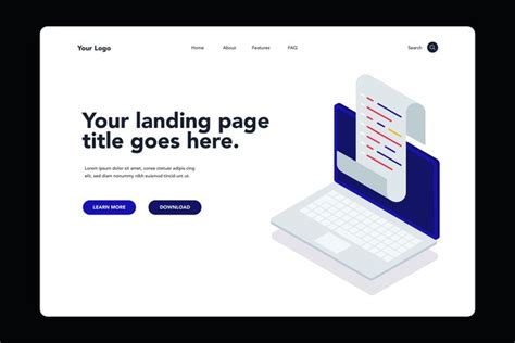 premium vector scripting landing page