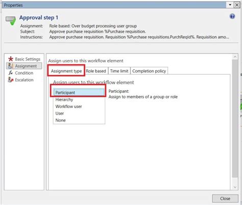 Workflow Assignment Participant Based Approval In Microsoft Dynamics 365 Finance And