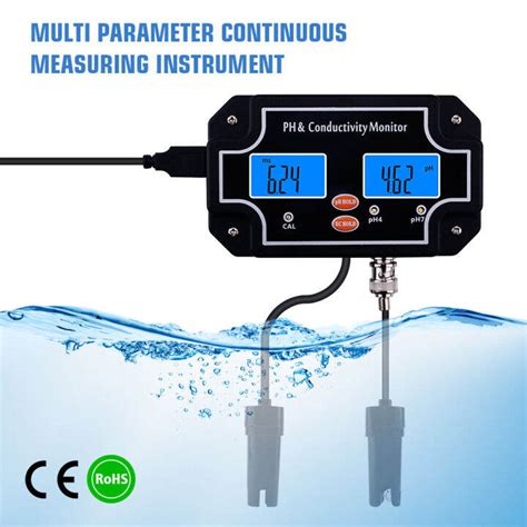 Digital Online Phec Monitor Hydroponic 0~19 99mscm Conductivity Meter Water Quality Ec Meter For