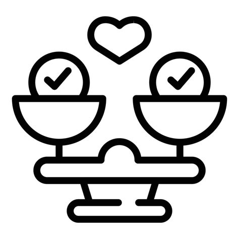Sex Education Balance Icon Outline Vector Sexual Health 14984312