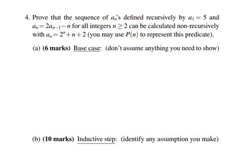 solved prove that the sequence of an s defined recursively