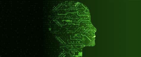Artificial Intelligence Concept Circuit Brain Vector Image