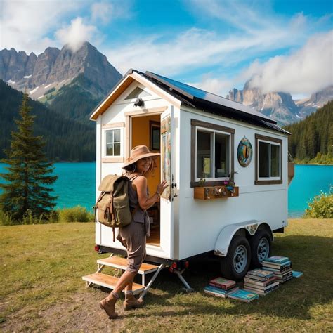 Inspiring Views Of The Nomad Lifestyle Premium Ai Generated Image
