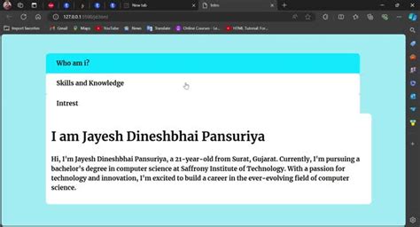 Jayesh Pansuriya On Linkedin 🌟 Project Showcase Horizontal Slides Presentation 🌟 Im Excited To