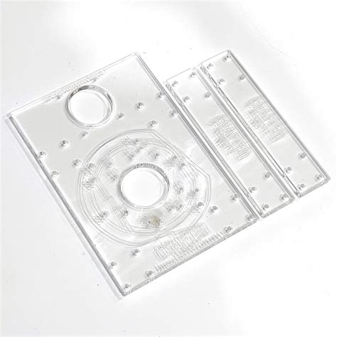 Router Sled Acrylic Router Base And Brackets Crafted Elements
