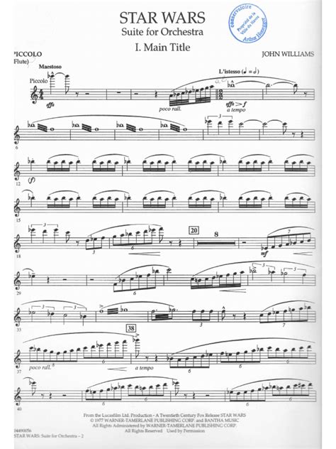 Star Wars Piccolo Pdf Musical Forms Elements Of Music