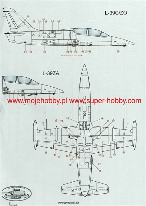 L 39 Czoza Czech Russian And English Stencils Armycast Acd48025
