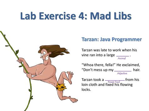PPT Lab Exercise Mad Libs PowerPoint Presentation Free Download ID