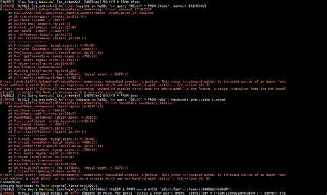 Mysql Slow Query Warning And Error Esesx Cfxre Community