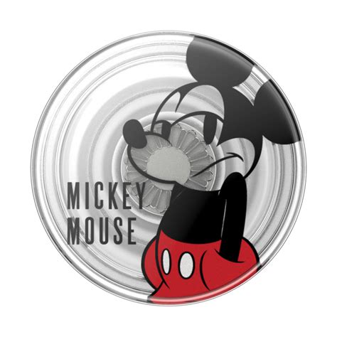 Translucent Mickey Mouse Smirk — Adhesive Popgrip