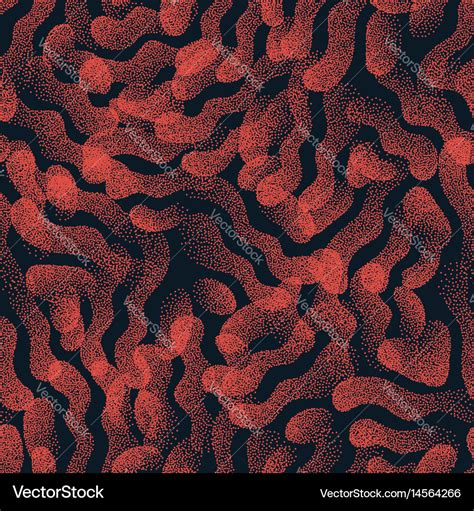 Abstract Stippled Weird Seamless Pattern Vector Image