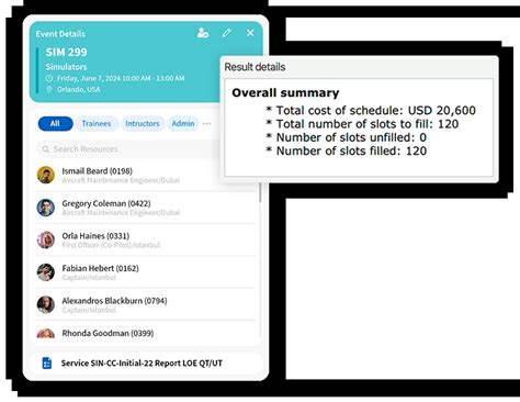 Training Scheduling And Optimization For Aviation Mint Tms