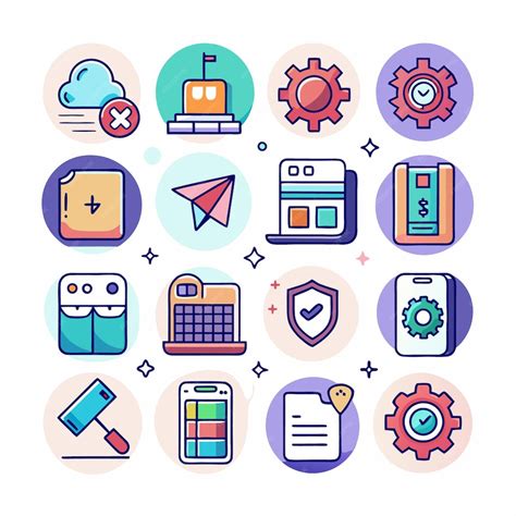 User Interface Icons Set For Website And Mobile App Premium Ai Generated Vector