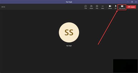 How To Share Screen In Teams