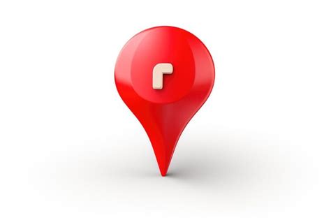 Premium Photo Red Location Map Pointer Pin Isolated On White Background