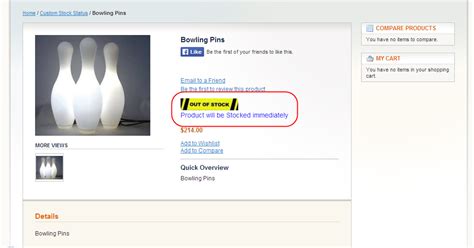 Custom Stock Status Installation Magento Extensions And Themes Wiki Knowledgebase