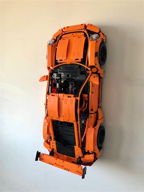 Wall Mount Lego Technic Porsche Gt3 Rs 42056 Vertical Wall Mount For
