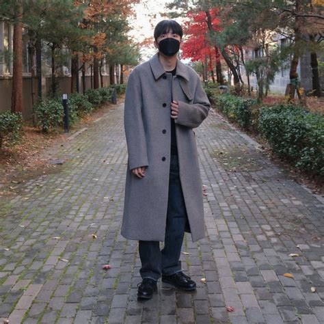 무신사 남자 겨울코트 드로우핏 발마칸 코트 후기 네이버 블로그