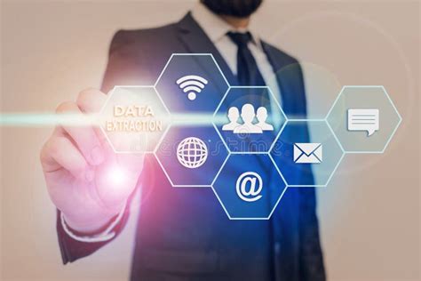 Word Writing Text Data Extraction Business Concept For Act Or Process