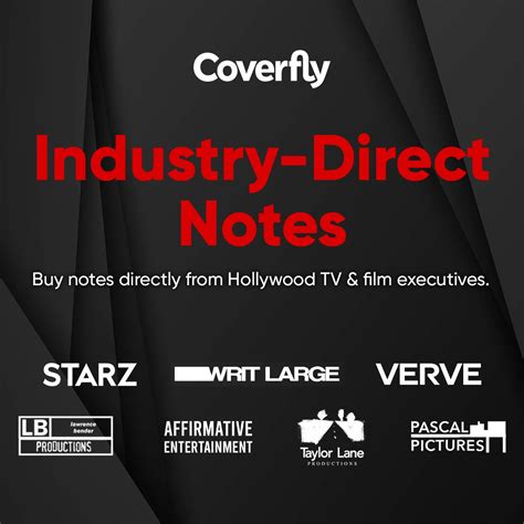 Coverfly On Linkedin Buy Notes Directly From Hollywood Tv And Film Executives With Coverfly…