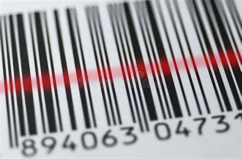 Scanning Bar Code Stock Image Image Of Information Black