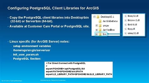 Administering Your Postgre Sql Geodatabase Jim Gough And