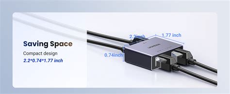 Amazon Com UGREEN Mbps Ethernet Splitter To Plug And Play Devices Simultaneously