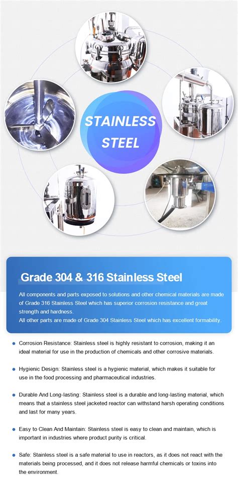 CSTR Continuous Stirred Tank Jacketed Reactor Alibaba