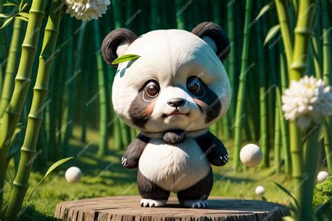 Cartoon Pandas Wallpaper