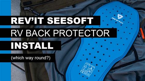 Rev It RV Back Protector Install YouTube