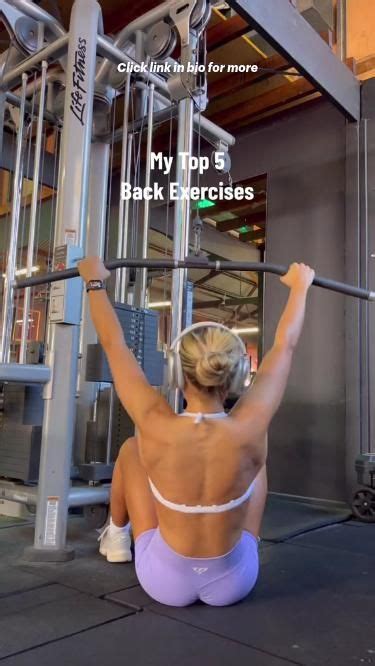 Top 5 Back Exercises Back Exercises Back Workout Weight Lifting