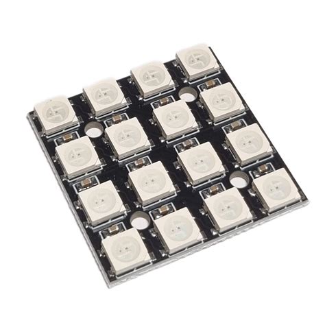 Ws2812 Addressable Rgb Led Matrix 16 Bit Zaitronics