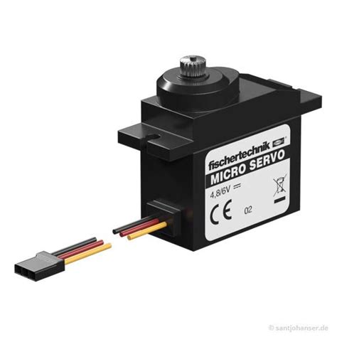Micro Servo 4 8 6V Servo Elektronik Einzelteile Fischertechnik Fischertechnik Shop