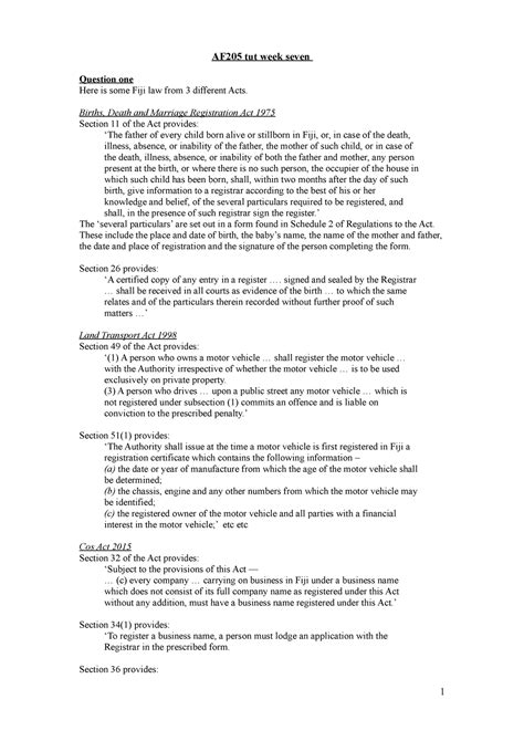 Week 7 Tut 2022 Notes Af205 Tut Week Seven Question One Here Is
