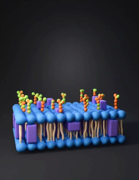 3d Model Create A Highly Detailed 3d Model Of A Biological Cell Plasma