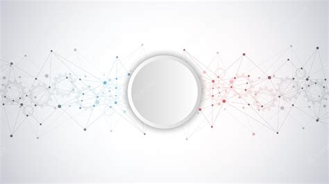 Premium Vector Abstract Plexus Background With Connecting Dots And