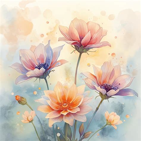 Watercolor Flowers Magic Awaits Natural Garden Tips
