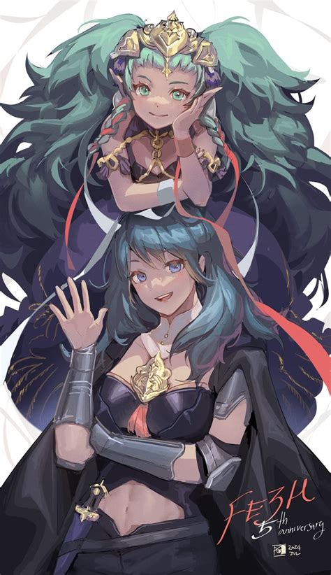 Byleth Byleth And Sothis Fire Emblem And 1 More Drawn By Velahka