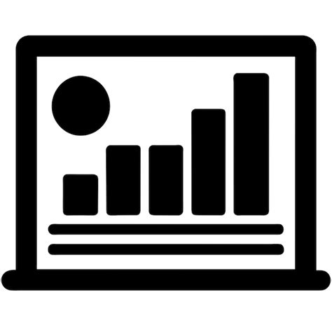 Premium Vector Tablet Pc With Graph