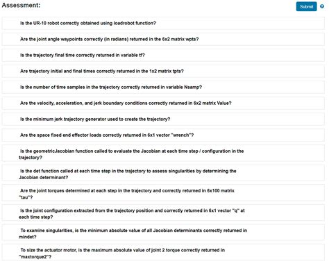 Solved Ur 10 Joint Trajectory With Singularities And