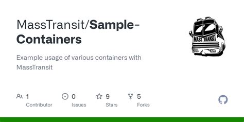 github masstransit sample containers example usage of various containers with masstransit