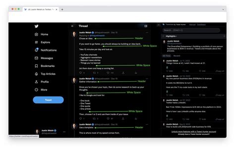 How To Craft A Top 1 Twitter Thread Thread From Justin Welsh